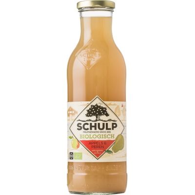 Appel-peer sap van Schulp, 6 x 750 ml | Biovoordeel